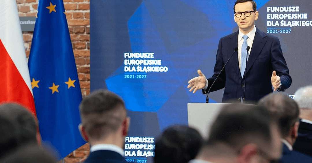 Premier Mateusz Morawiecki w Zabrzu odpowiedział na wizytę Fransa Timmermansa. Zapowiedział ...