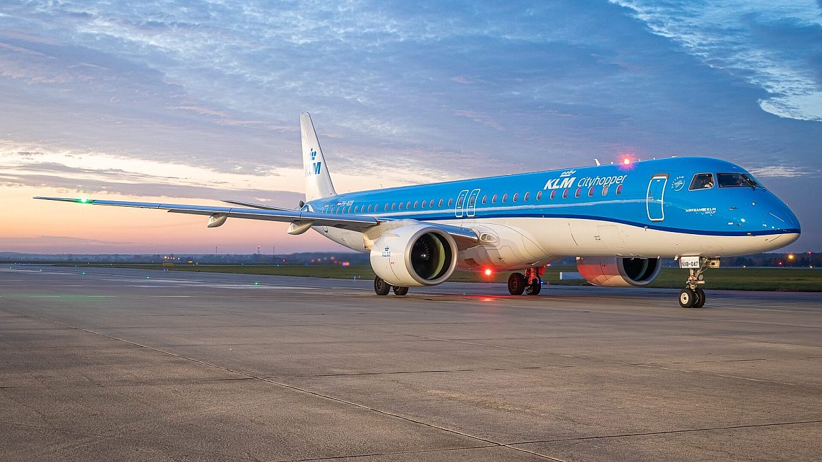 Zdjęcie 1 | Embraerem z Pyrzowic do Amsterdamu. Holenderskie linie ...