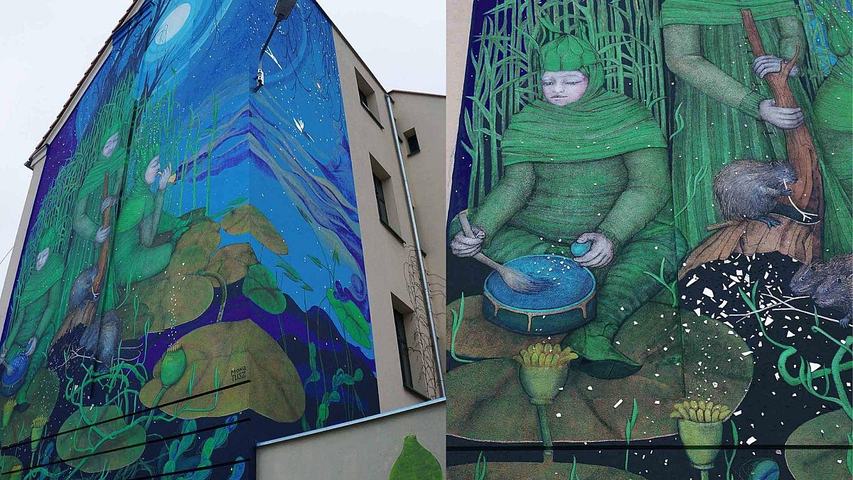 Nowy mural w Raciborzu. Namalowała go Mona Tusz, artystka, która ...