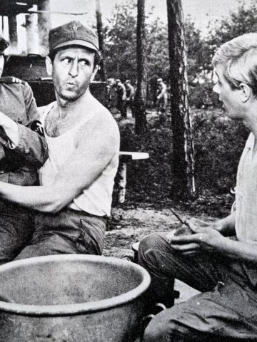 Gustlik z serialu „Czterej pancerni i pies”. Gustaw Jeleń jako Ślązak ...