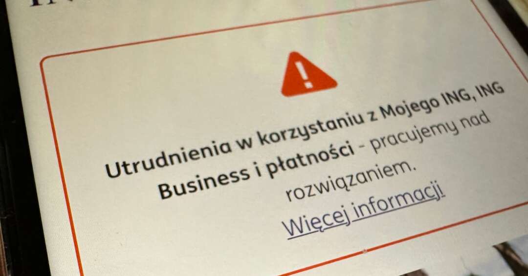 Duża awaria w ING. Klienci banku zgłaszają problemy z logowaniem do ...