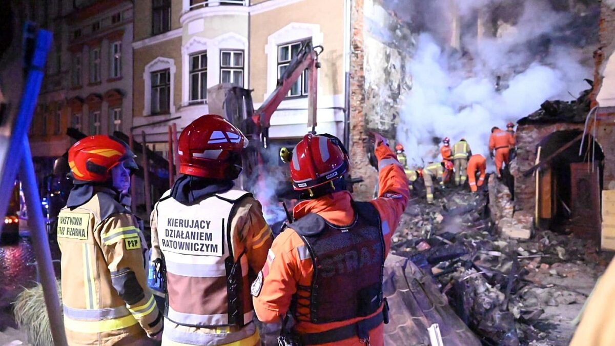 Zdjęcie 1 | Wybuch w kamienicy w Cieszynie. Tragiczny finał poszukiwań