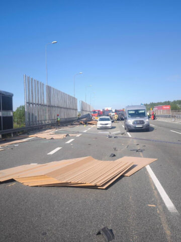 Tragiczny wypadek na A4 w Zabrzu – zderzenie ciężarówki i dwóch aut osobowych, ofiara śmiertelna ...